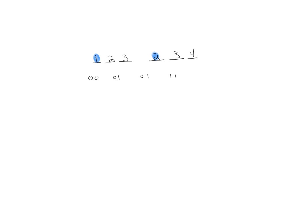 Solved Which Of These Lists Correctly Orders The Binary Numbers From 3229