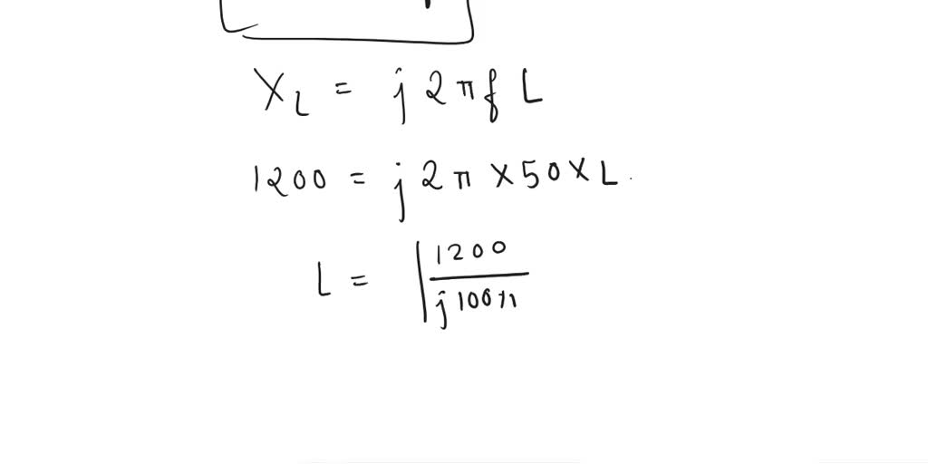 Solved Calculate The Inductance Of A Coil Having An Inductive