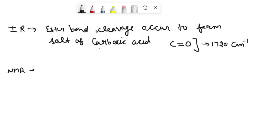 SOLVED: create a purpose statement for the experiment: Synthesis of ...