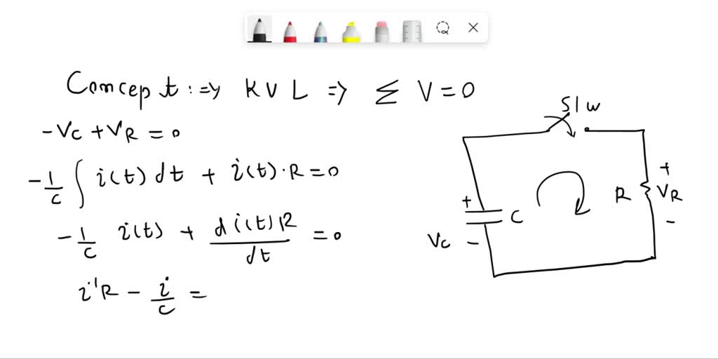 SOLVED: 'Use KVL and the linear models t0 set up the differential ...