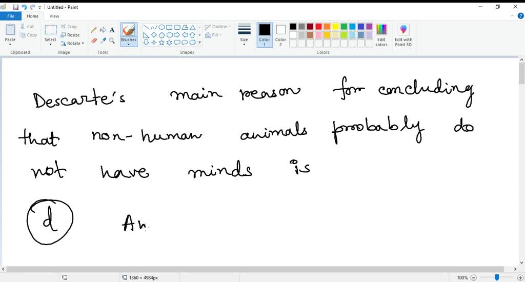 SOLVED: Explain the theological dimensions of Descartes' theory about ...