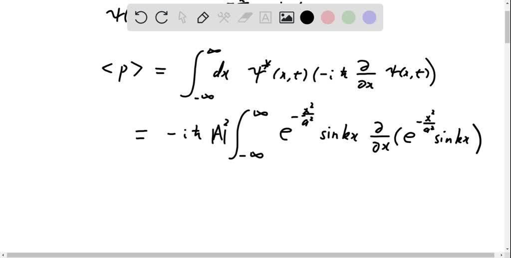 Solved 3 15 What Is The Expectation Of Momentum P For A Particle In