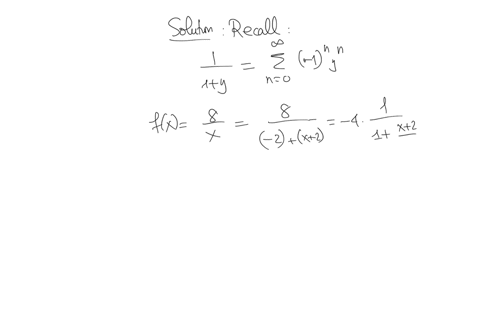 Series. Exercises (1) Use the Taylor series of Log z to find...