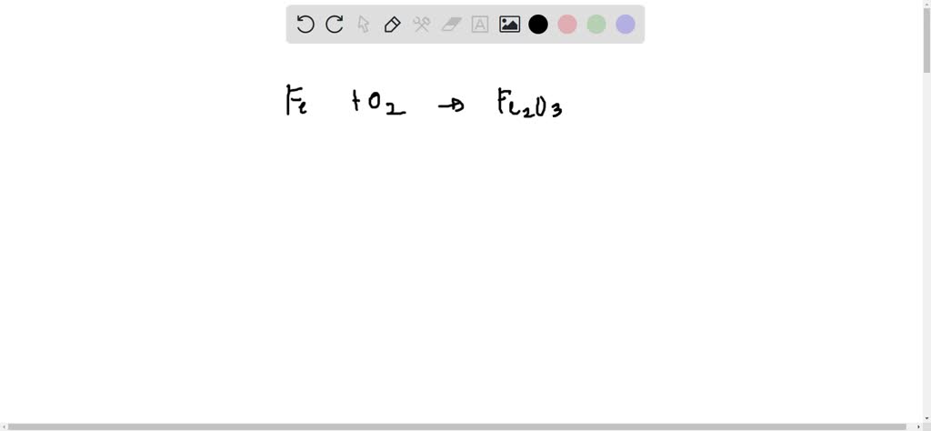 SOLVED: In the unbalanced equation shown below, what would be the ...