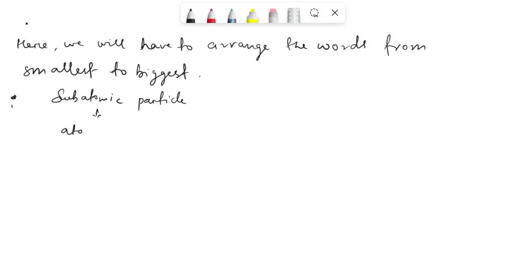 SOLVED: Using the word list; put the terms into their correct hierarchy, from smallest unit to ...