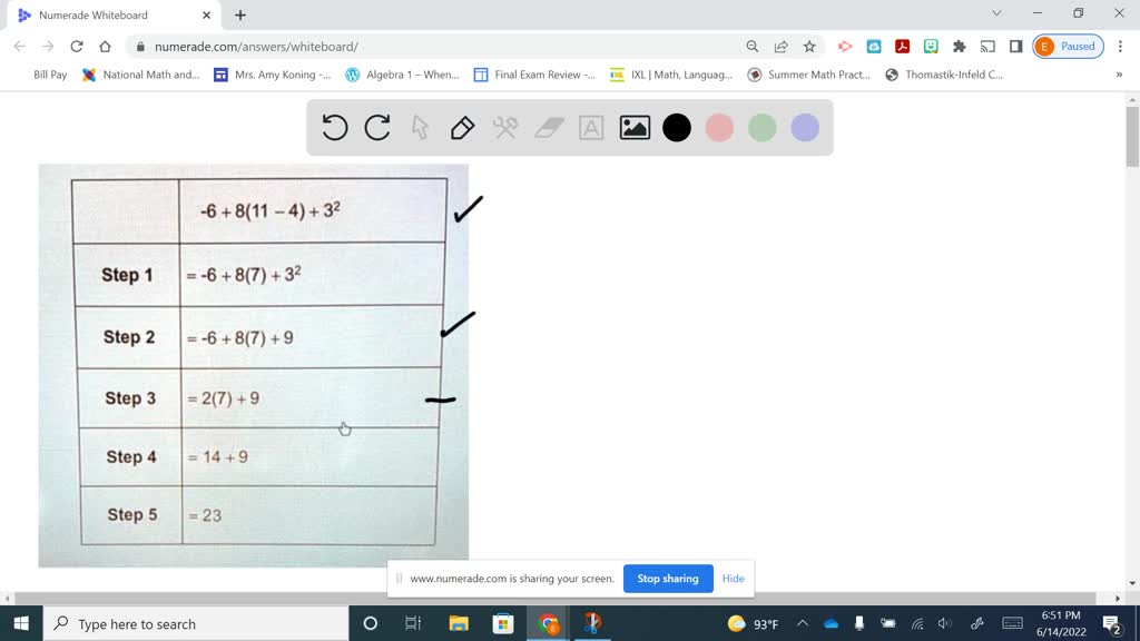 SOLVED: Hayden evaluated this expression using the order of operations, but he made a mistake ...