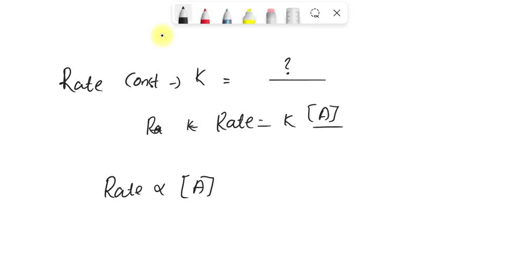 SOLVED: The rate constant of a reaction is equal to its rate constant ...
