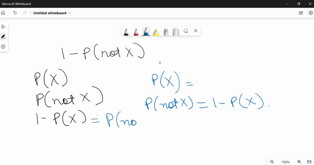 SOLVED: P(X) c) Select the answer that makes th P(not X) 1-P(X) None of ...