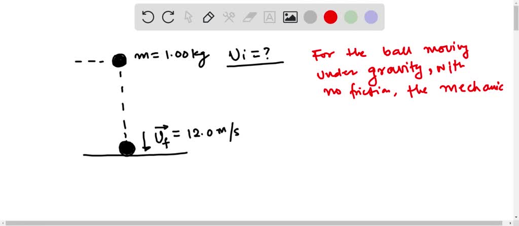 SOLVED: A 1.00-kilogram ball is dropped from the top of a building ...