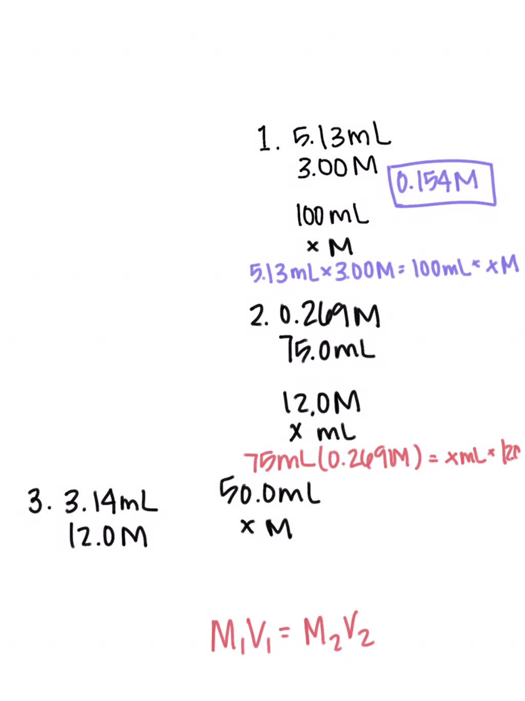 SOLVED: Solve the following 1) A solution is made by adding 24.8 mL of concentrated nitric acid ...