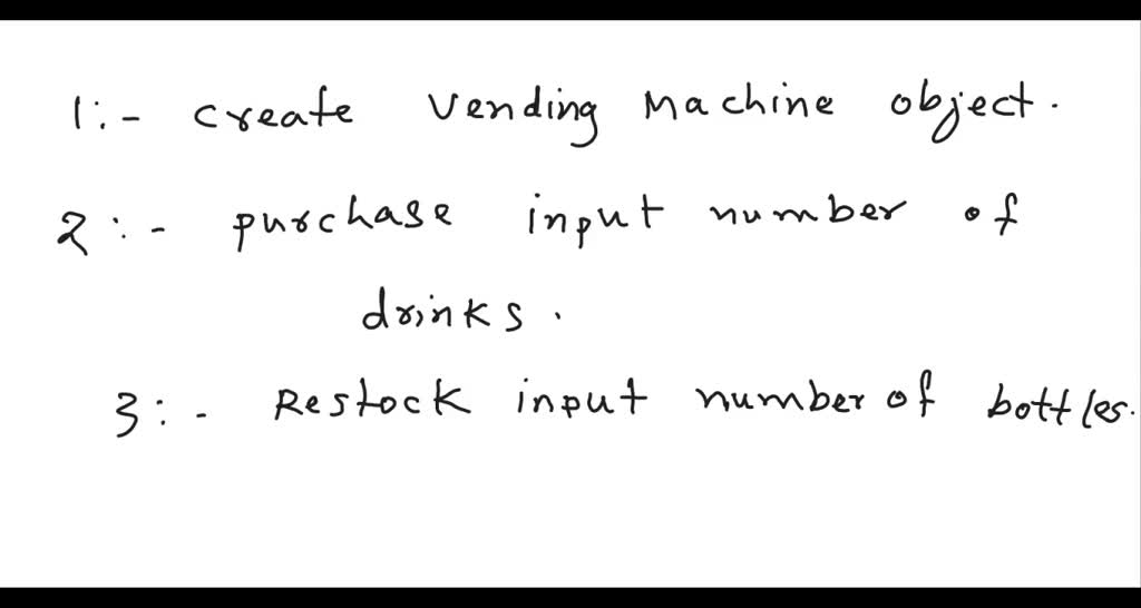 Texts: Python LAB: Vending machine Given two integers as user inputs that represent the number ...