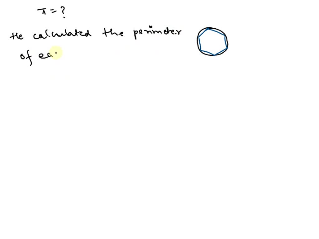 Solved Describe Archimedes Method To Determine Pi Specify His Method And Explain How It Was