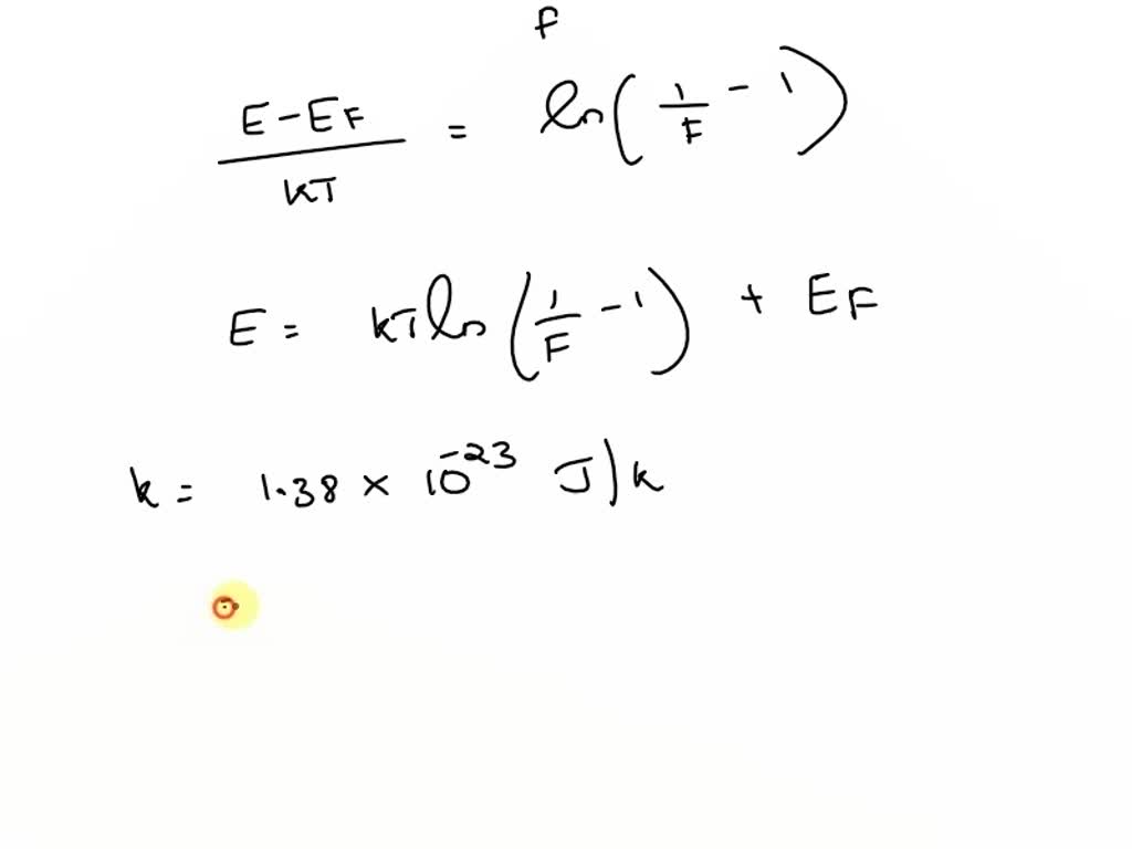 SOLVED: Please show how to solve with clear steps. Thanks in advance. Problem 5: Using the Fermi ...