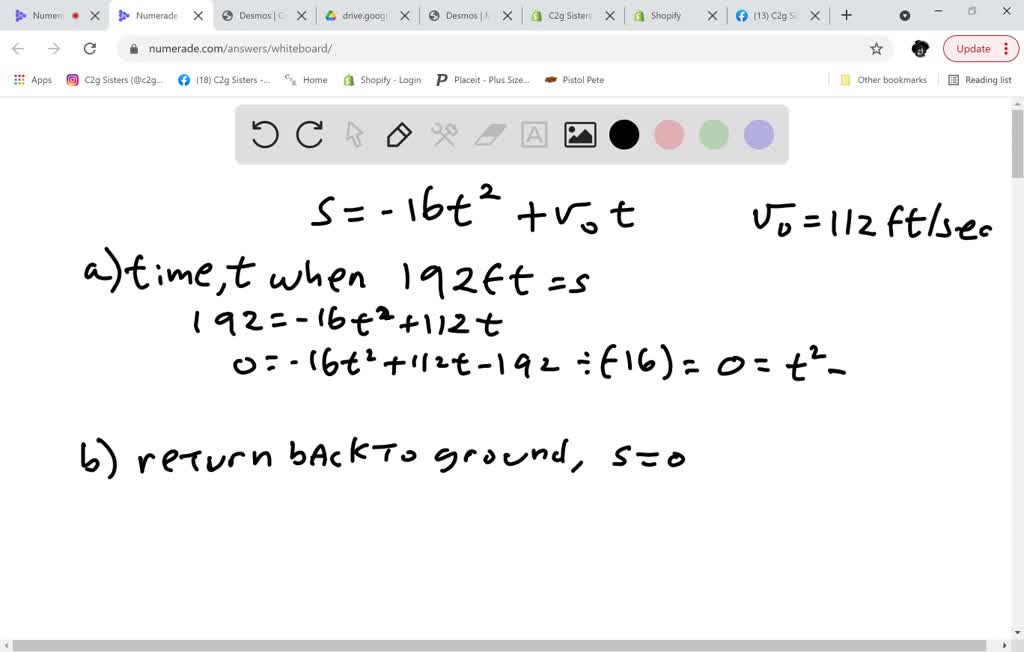 SOLVED: A projectile is launched from ground level with an initial velocity of v 0v0 feet per ...