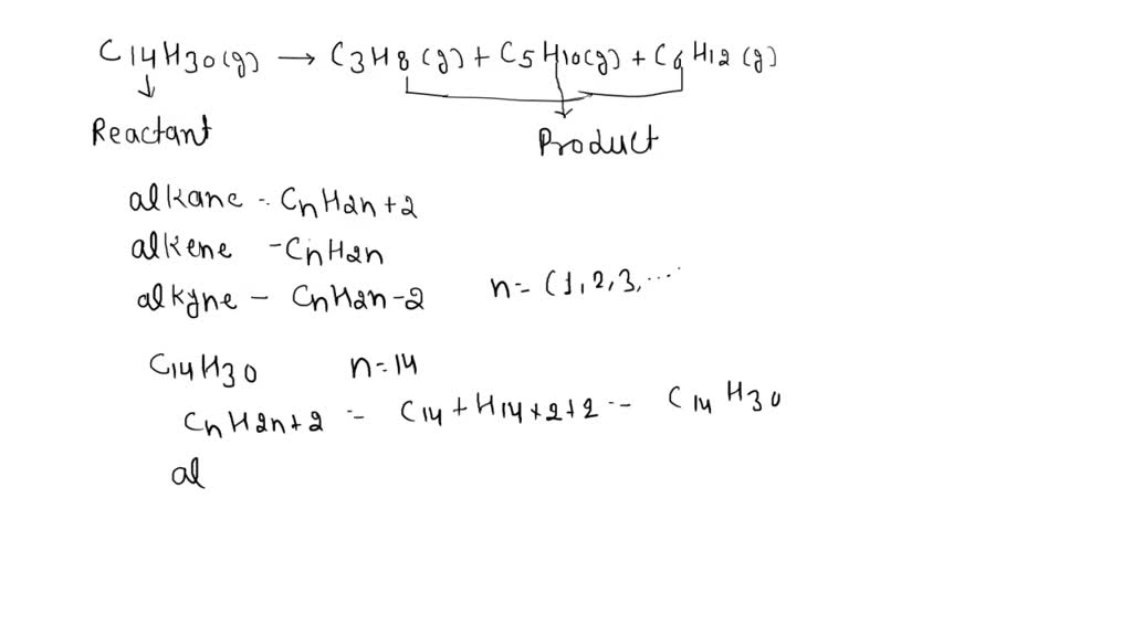 SOLVED: The reactant hydrocarbon (in the provided image) is: The ...