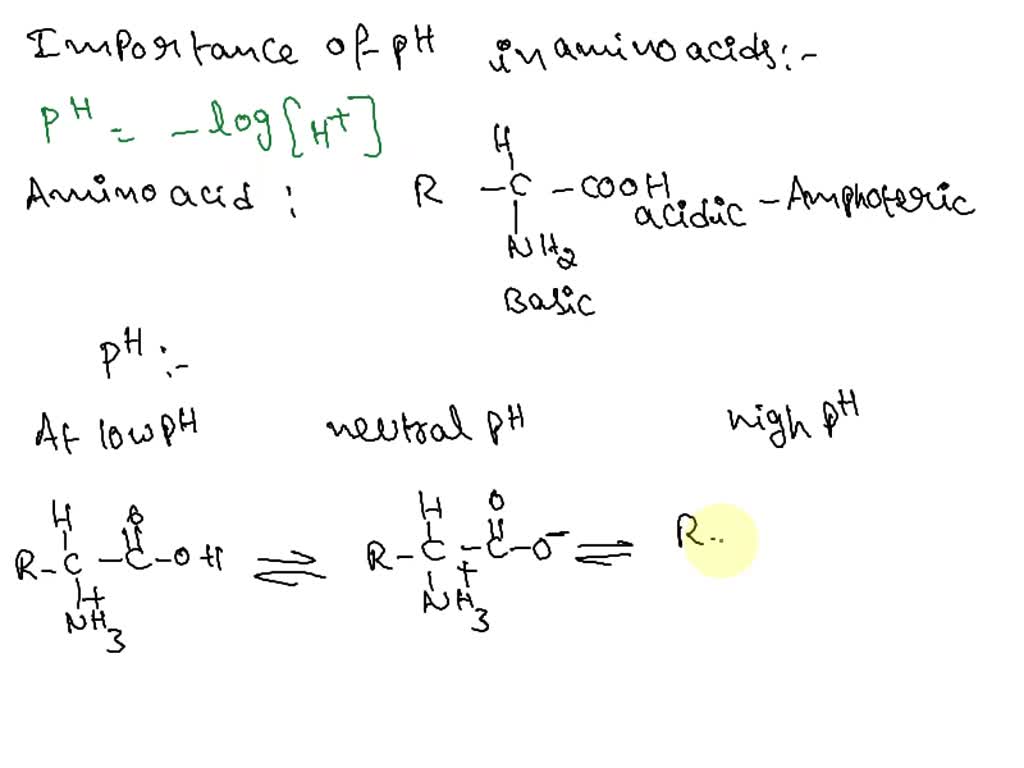 SOLVED: At what pH are the charged groups ionized for the amino acid ...