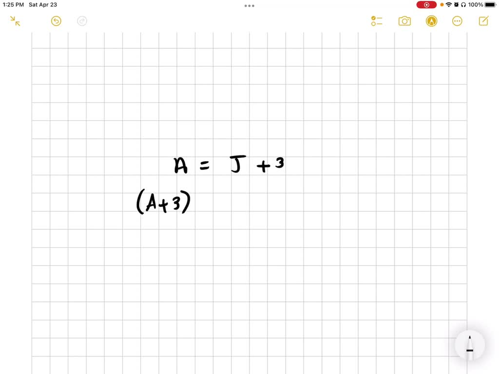 SOLVED: Adam is three years older than Joe. After three years, Adam's ...