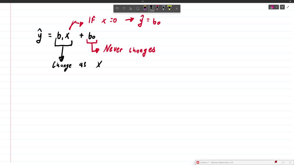 SOLVED: In a simple linear regression, an upward sloping trend line ...