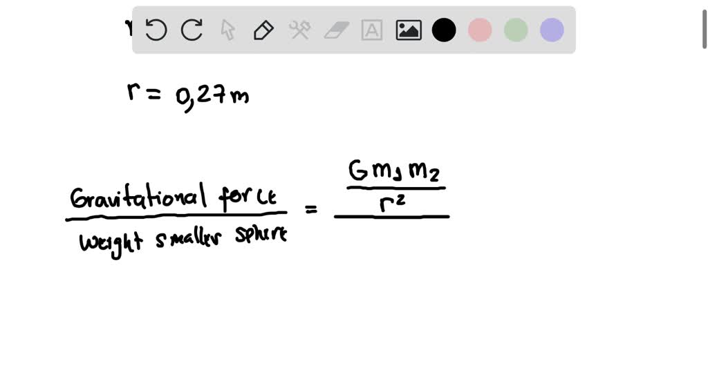 SOLVED: The gravitational constant G was first measured accurately by ...