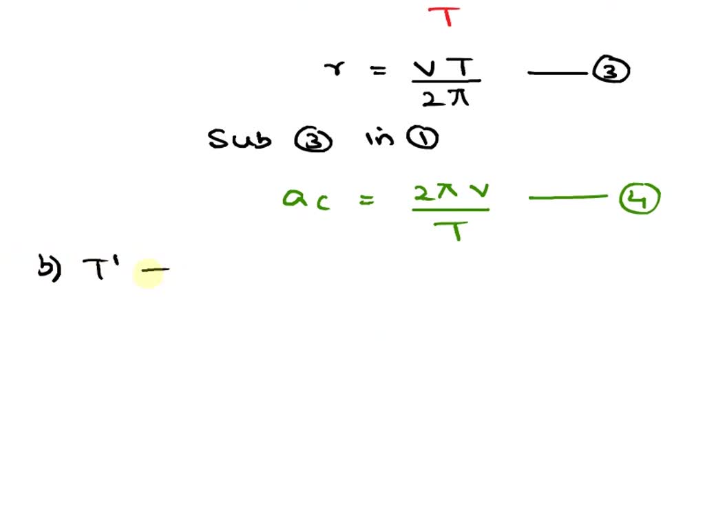 Solved An Object Moves In A Horizontal Circle At A Constant Speed V