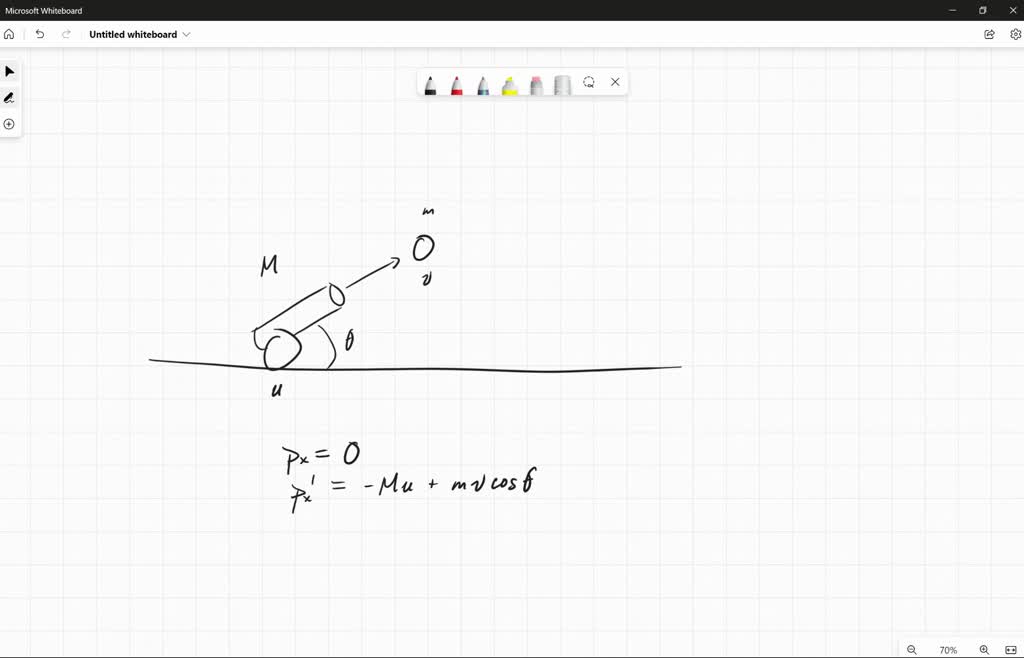 SOLVED: A stationary cannon ball explodes in three pieces of masses m, m and 2m. The momentum of ...
