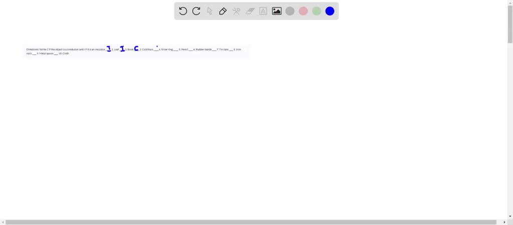 SOLVED: B. Directions: Put a check mark (V) on the proper column that ...
