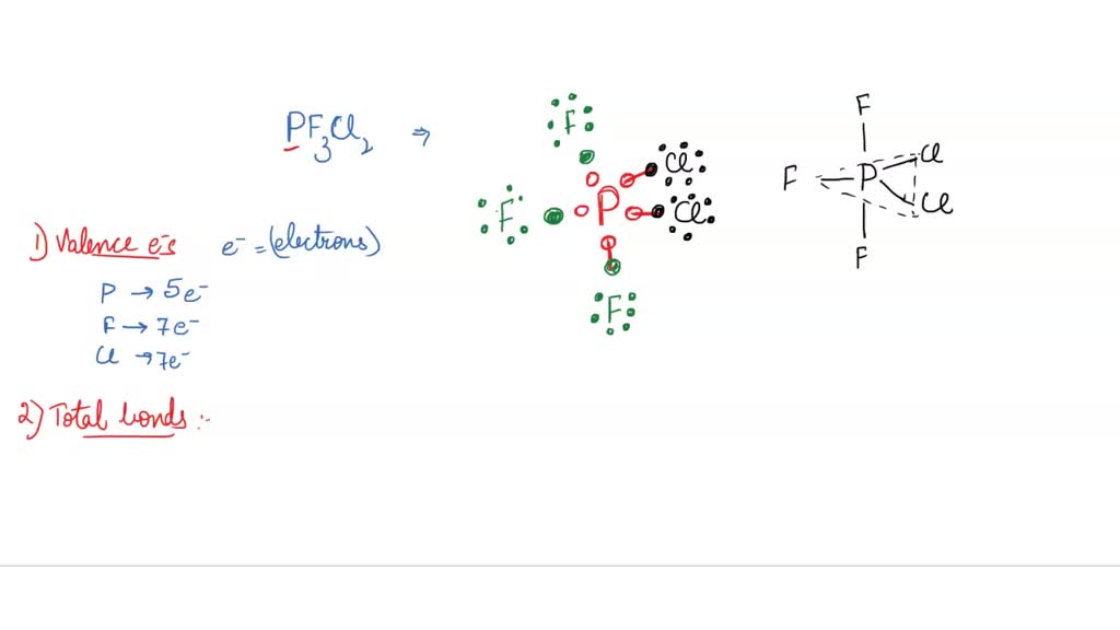 SOLVED: Draw the Lewis Structure for PFCl2 and answer the following ...