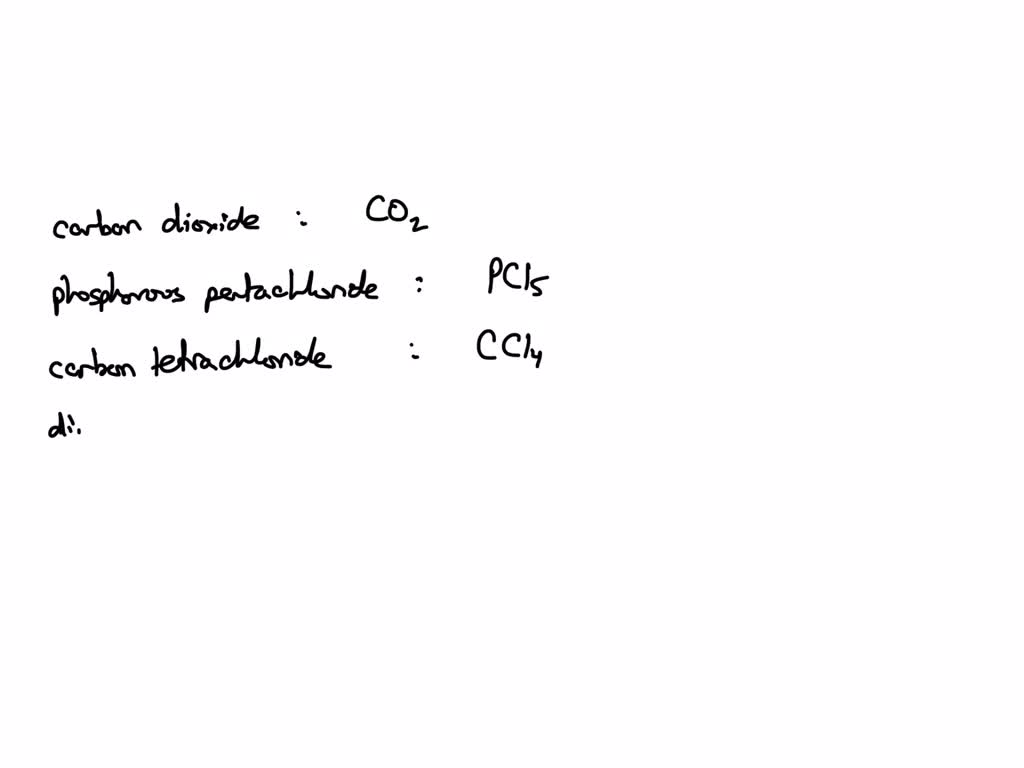 SOLVED: Write the correct formula for the molecular (or covalent ...