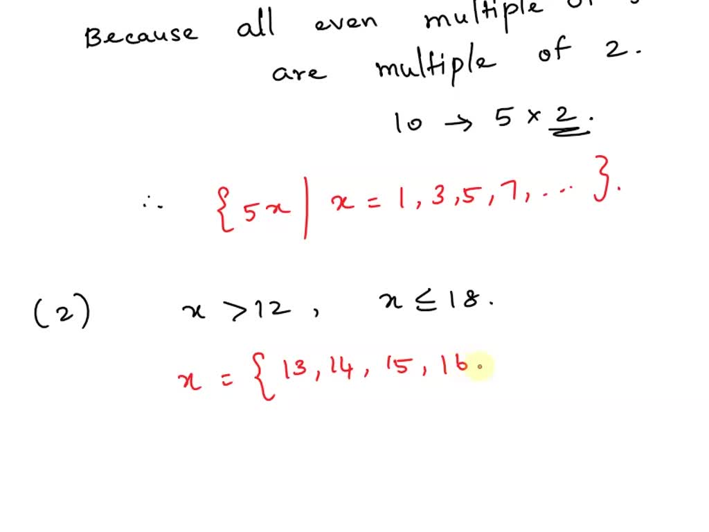 SOLVED: Boolean Logic For questions 1-2, list the set of integers that ...
