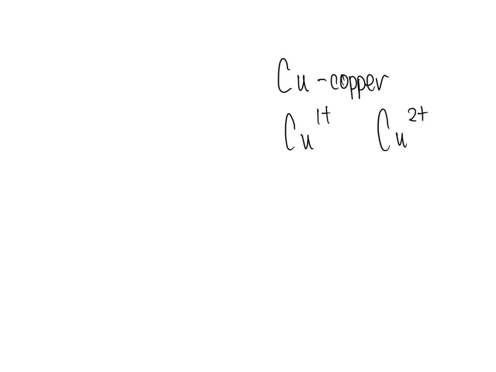 SOLVED: Of the following elements, which one forms cations with varying ...
