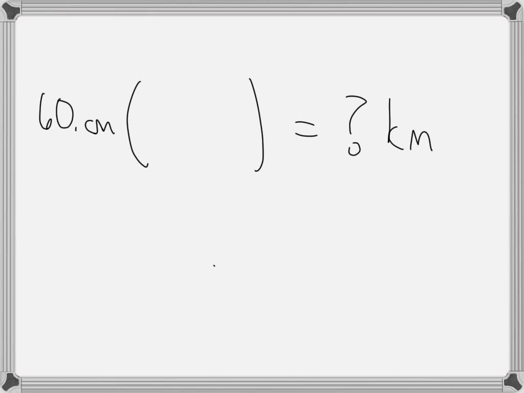 SOLVED: A student sets up the following equation to convert a ...