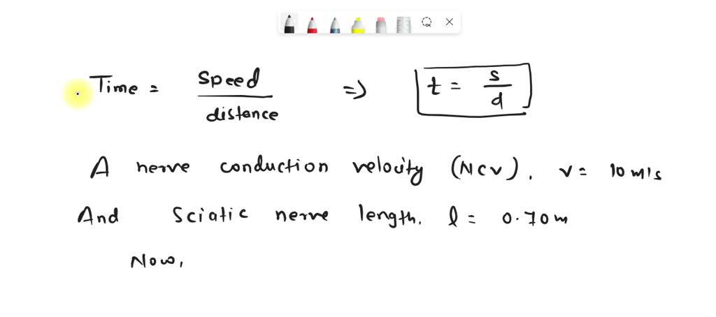 SOLVED: nerve conduction velocity test (NCV) is elcctrical lest ...