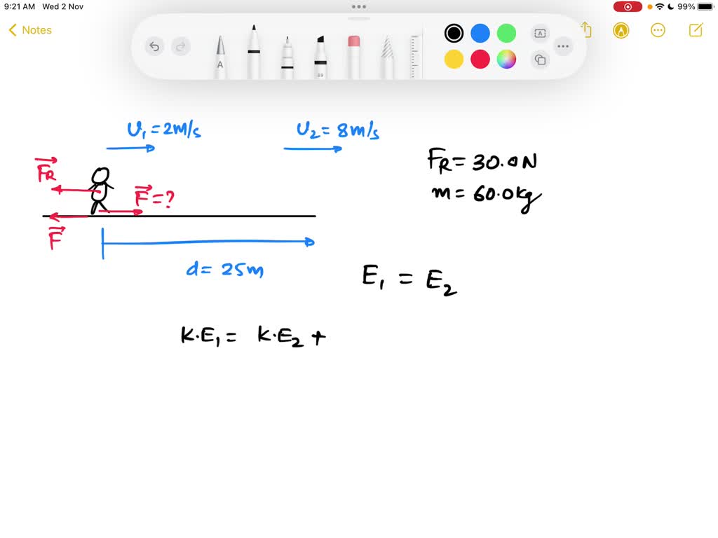 SOLVED: using energy considerations, calculate the average force a 60.0 ...