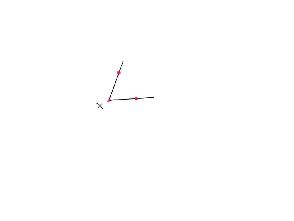 Solved Using A Compass And Straight Edge Only Copy Angle X And Bisect 2944