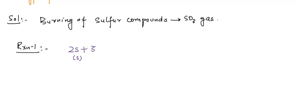 SOLVED: Sulfur trioxide and water react to form sulfuric acid. Is this ...