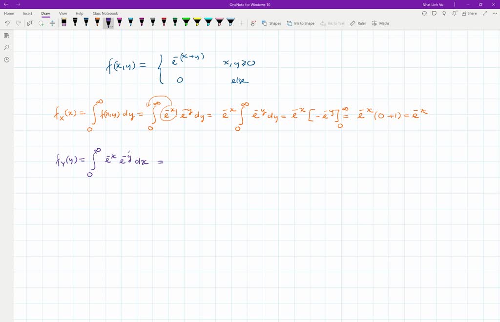 Solved Let Fx Y X Y { E X Y X ≥ 0 Y ≥ 0 0 Otherwise Be The