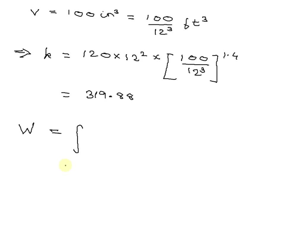 SOLVED: When gas expands in a cylinder with radius r, the pressure P at ... SOLVED: When gas expands in a cylinder with radius r, the pressure P at ...