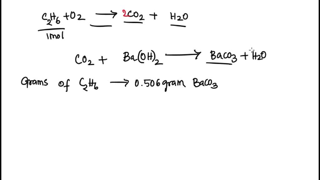 SOLVED: When CO2 gas, which is formed from the combustion of ethane ...