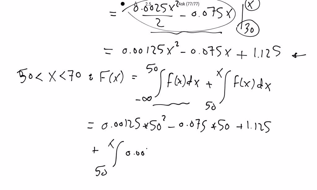 SOLVED: The distribution of X is approximated with a triangular ...