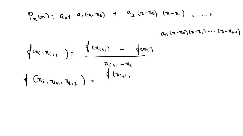 SOLVED Write A Simple JAVA Program That Implements Newton s Divided