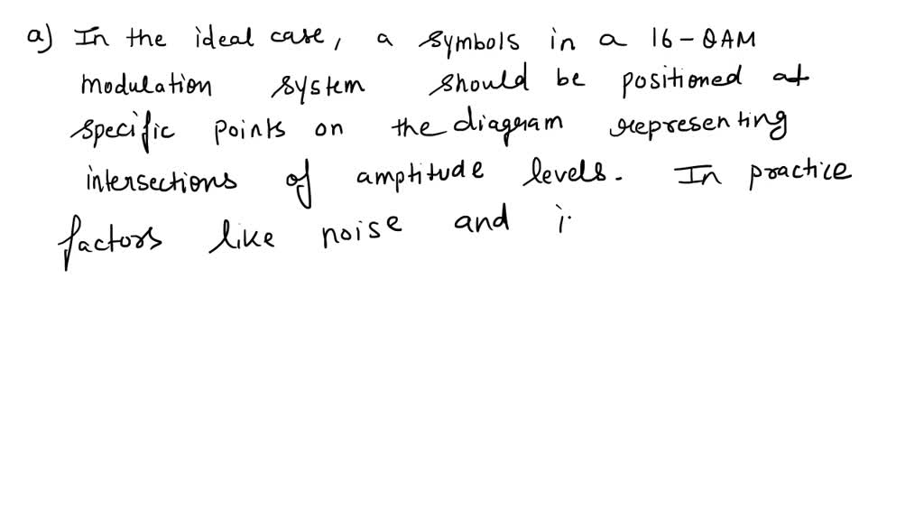 Solved In Figure 2 Consider The Constellation Diagram Of 16 Qam Modulation System At A