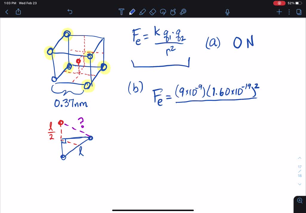 SOLVED:Electrostatic forces [from Problem 4.4 in the book] Consider ...