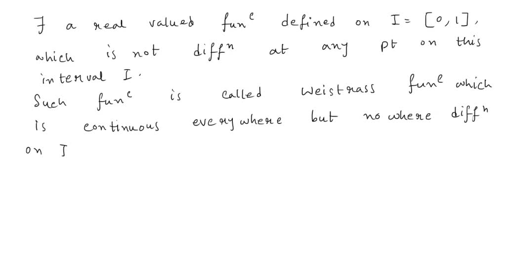 Solved Consider The Space Of Real Valued Continuous Functions On The Closed Interval 0 1