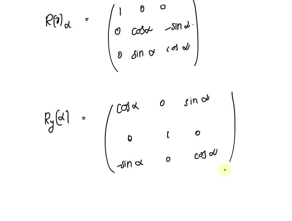 1 3 Find The Transformation Matrix That Rotates A Rectangular