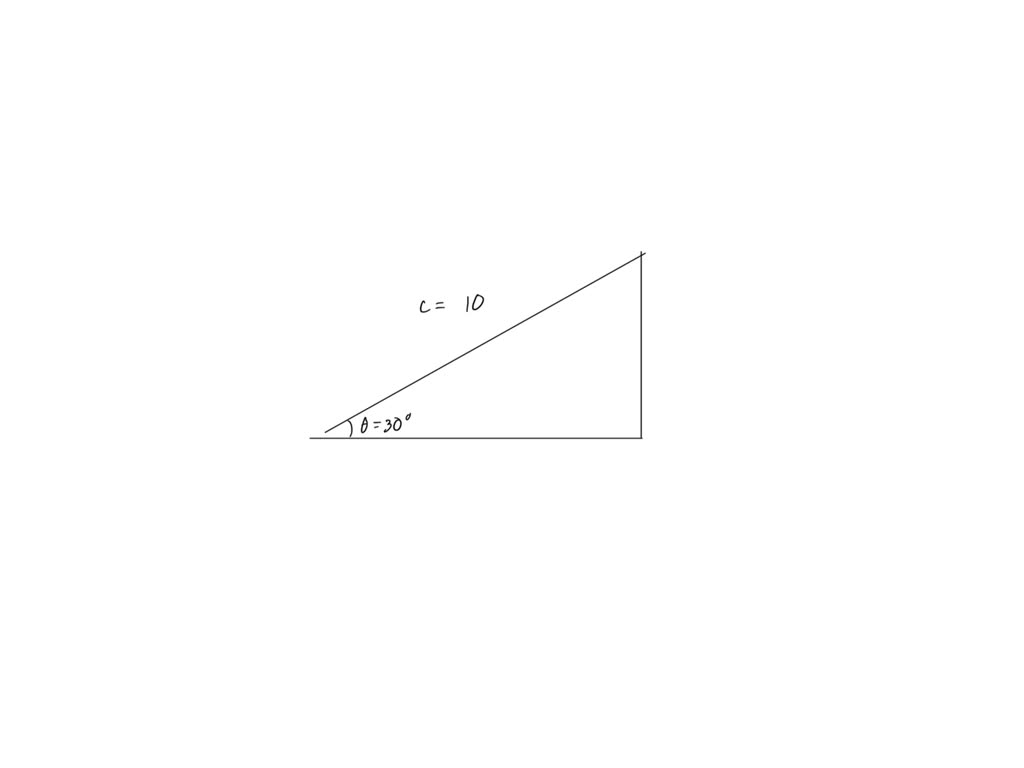 SOLVED: In a right triangle, the hypotenuse measures 13 units, and one acute angle is 30 degrees ...