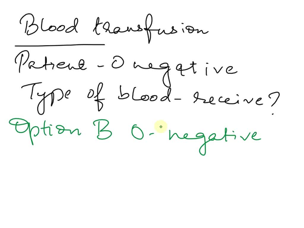 SOLVED: Q.51 What type(s) of red cells is(are) acceptable to transfuse ...