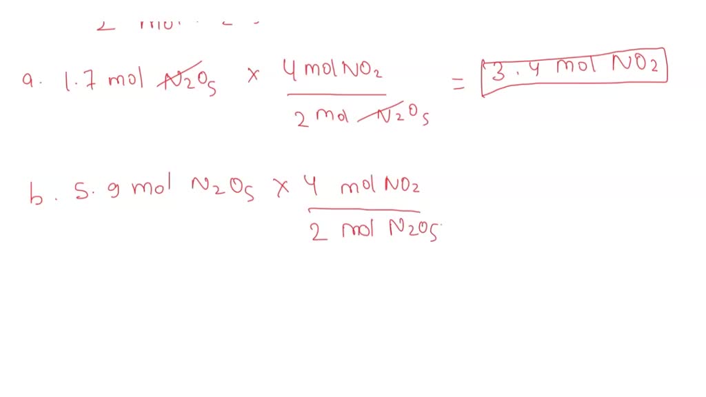SOLVED: Calculate how many moles of NH3NH3 form when each quantity of reactant completely reacts ...