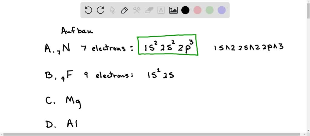 SOLVED: Enter the full electron configurations for each of the ...