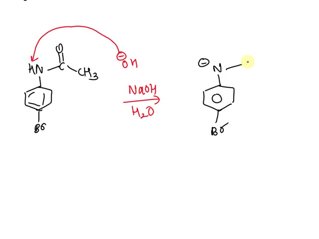 Provide a complete mechanism for the hydrolysis of p-bromoacetanilide ...