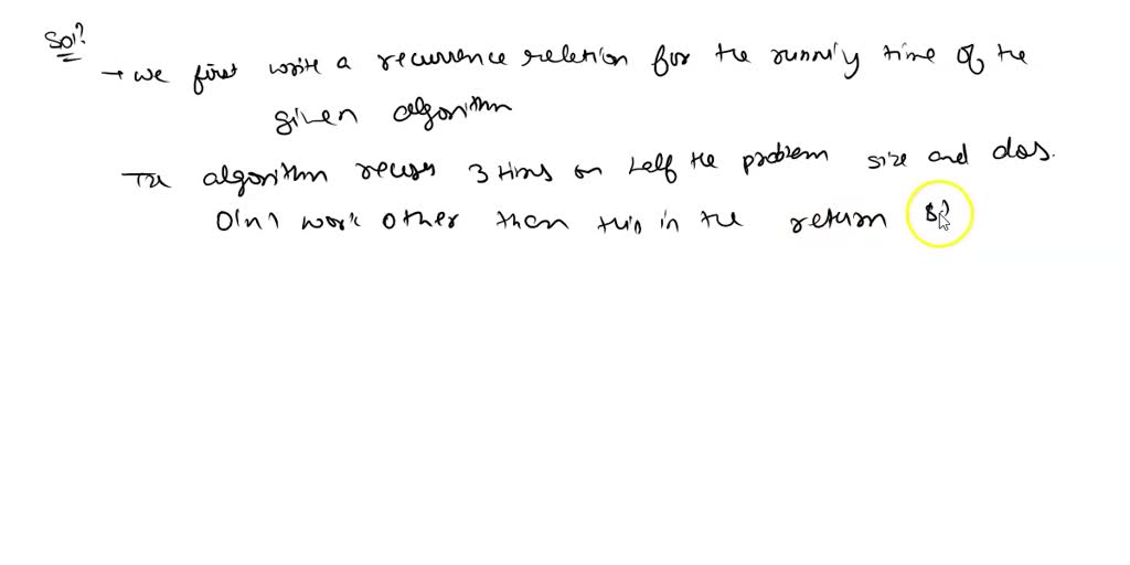 Solved Derive The Time Complexity Of The Following Algorithm Show Your Work Mult In And Y